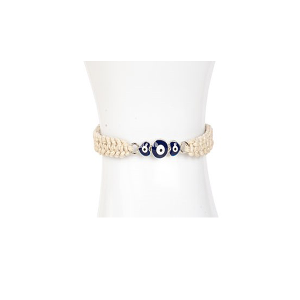 Bracelet Hemp Evil Eye