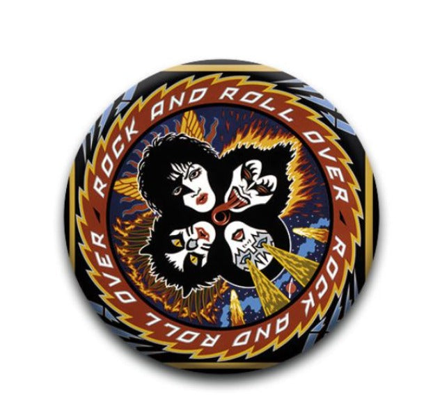 Button Kiss Rock N Roll