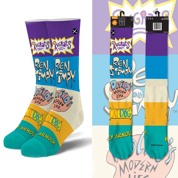 Socks Nickelodeon 90S Mash Up