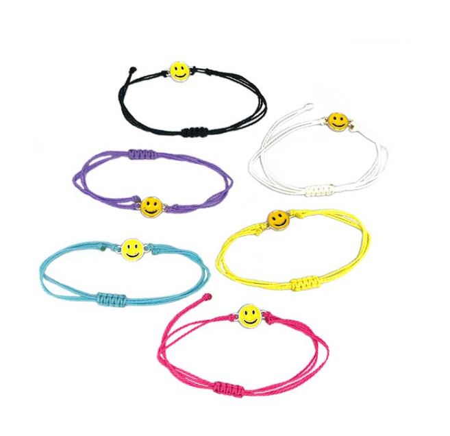 Bracelet Smiley Adjustable