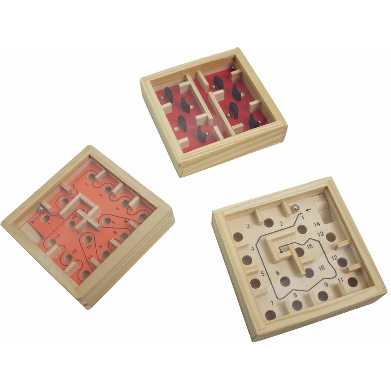 Puzzle Labyrinth Wood