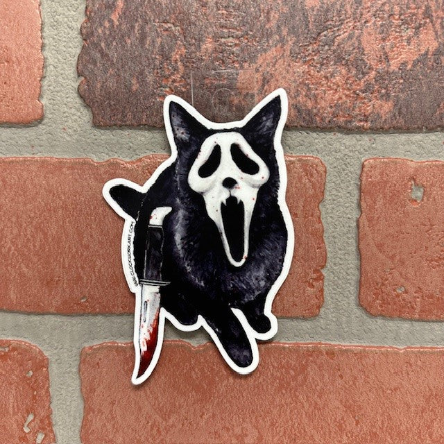 Sticker Cat Ghostface