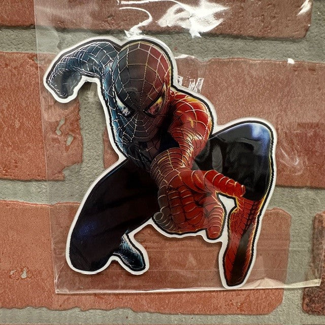 Sticker 3D Spiderman Crouching