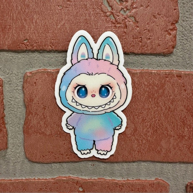 Sticker Labubu Pastel Rainbow