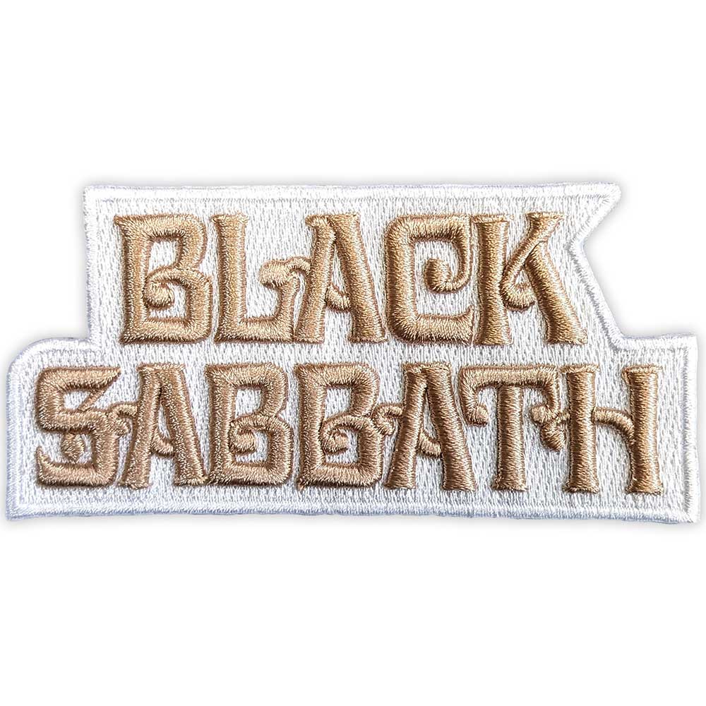 Patch Black Sabbath Gold Text